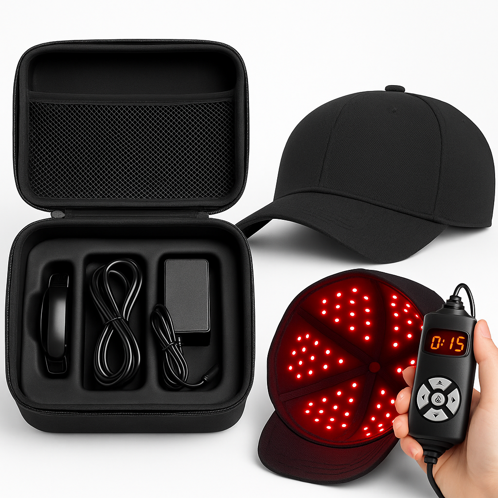 Red GloCap – LED Hair Growth Cap for Thicker, Fuller Hair – Red Glo Labs